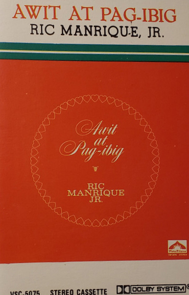 Ric Manrique Jr. - Awit at Pag-Ibig | Philippine Cassette Archive
