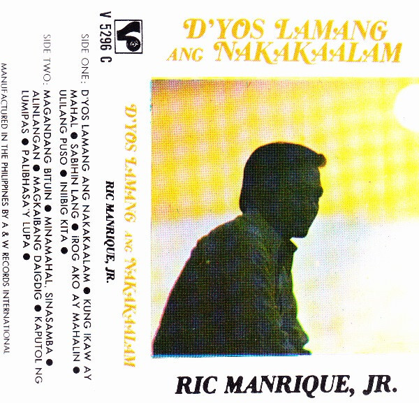 Ric Manrique Jr. - D'Yos Lamang Ang Nakakaalam | Philippine Cassette ...